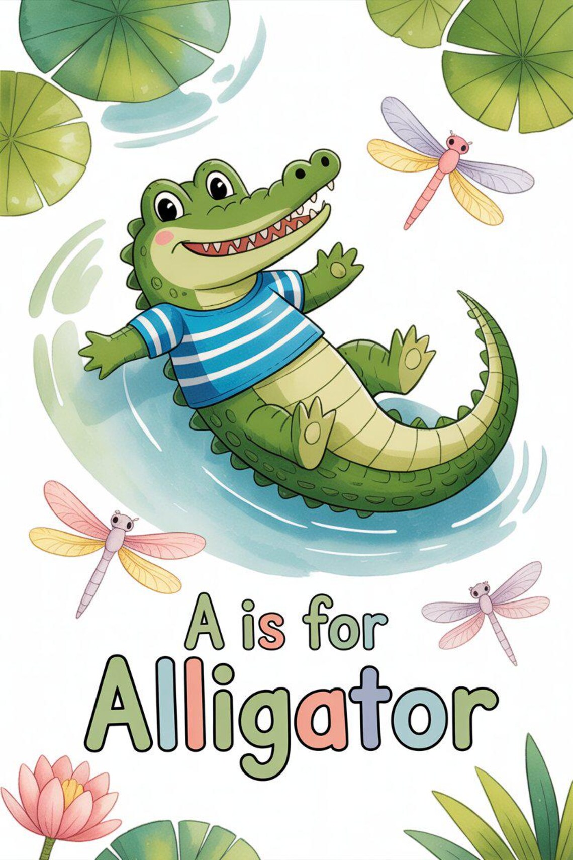 26 A-Z Animal Alphabet Posters | Pastel Watercolor Printable PDF Sheets ...