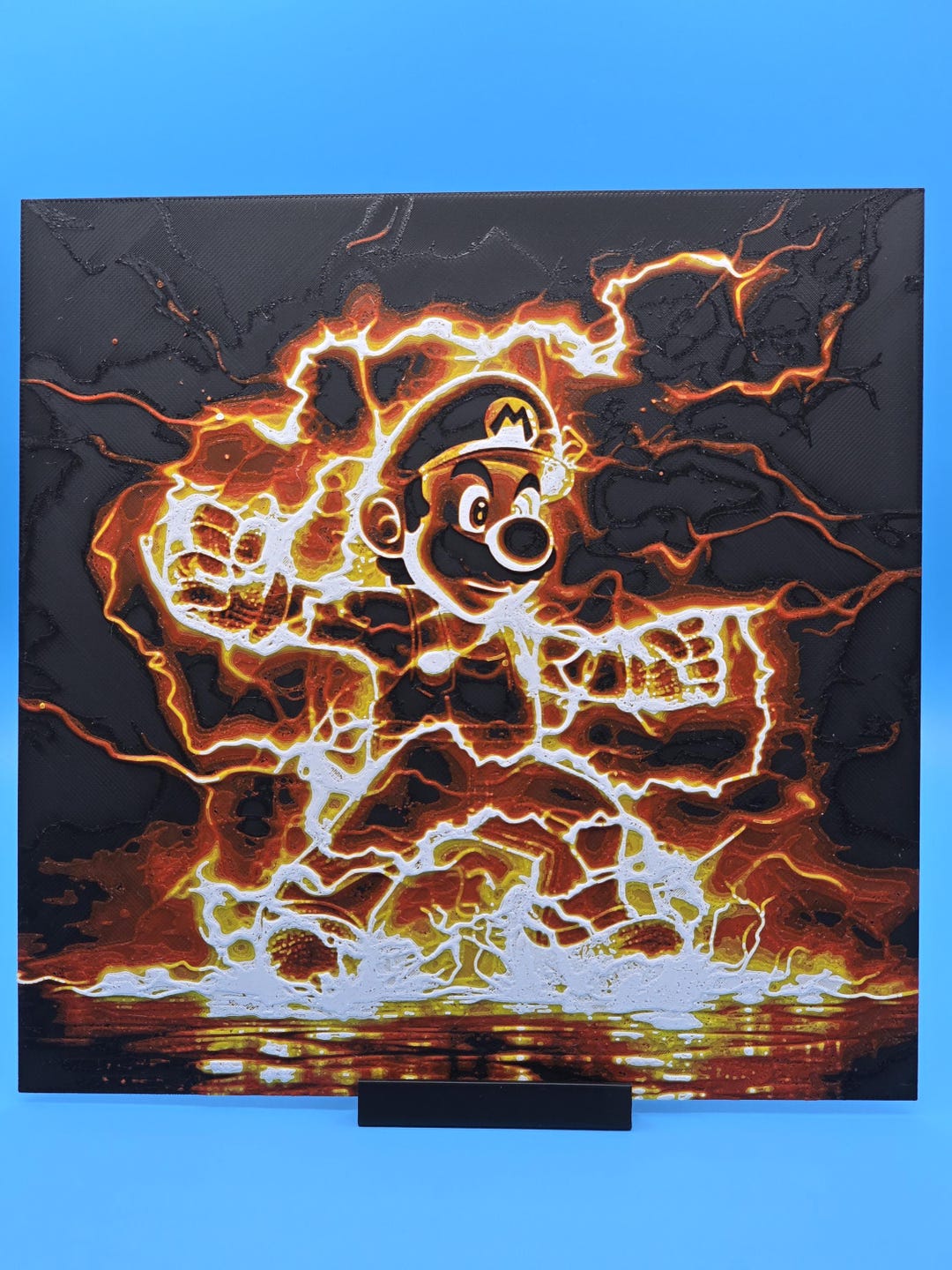 Mario Bros Luigi Mario Kart 3d Printed Wall Art, Hueforge, Mural ...