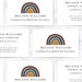 Substitute Teacher Business Cards, Back to School Teacher Contact Cards ...