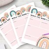 Big Teacher Planner, Boho Theme Binder Planner, Rainbow Classroom ...