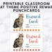 Printable Classroom Reward Punch Cards Set of 2 Cat Themed - Etsy
