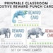 Printable Animal Classroom Reward Punch Cards Set of 3 - Etsy