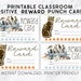 Printable Classroom Reward Punch Cards Set of 2 Cat Theme - Etsy