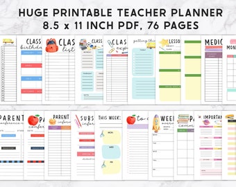 Teacher Ultimate Binder - Etsy