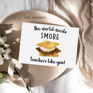 Printable Teacher Appreciation Card, Smore Teachers Like You, Teacher ...