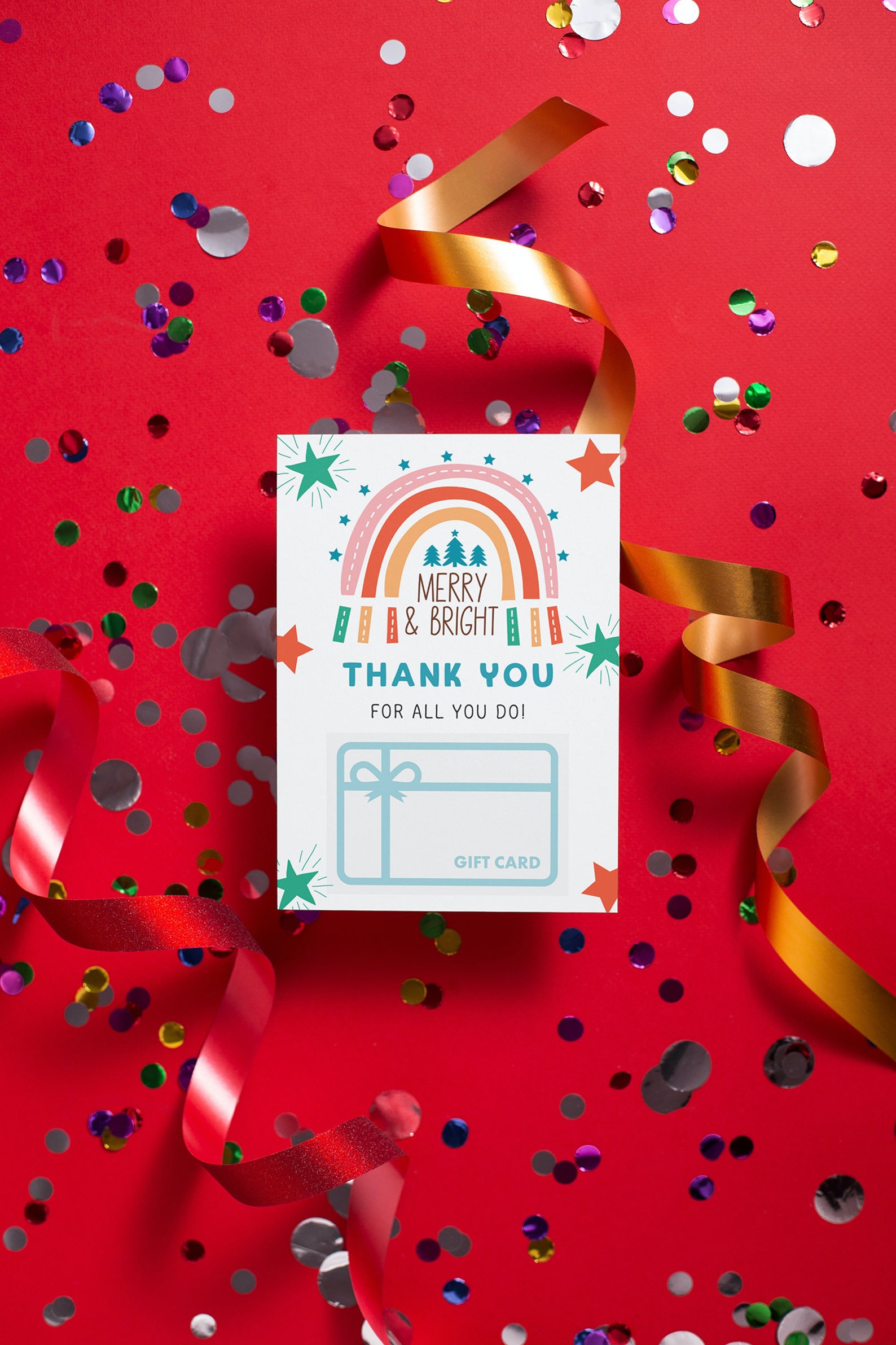 Printable Christmas Gift Card Holder, Teacher Gift Card Holder, Teacher ...