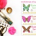 Printable Butterfly Theme Classroom Reward Punch Cards, Set of 5 ...