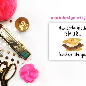 Printable Teacher Appreciation Card Smore Teachers Like You - Etsy