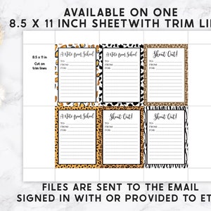 Printable Notes From Teacher Cards, Shout Out Cards, Caught Being Good ...