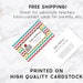 Substitute Teacher Business Cards, Chevron Stripes Open House Contact ...
