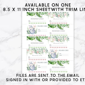 Printable Classroom Reward Punch Cards, Set of 3 Positive Class Reward ...