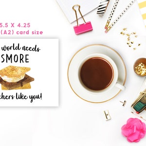 Printable Teacher Appreciation Card, Smore Teachers Like You, Teacher ...