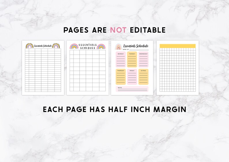 Printable Teacher Planner Rainbow Theme Ultimate Teacher - Etsy Australia