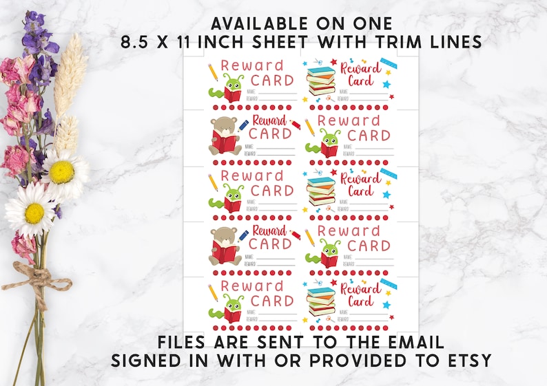 Printable Classroom Reward Punch Cards Set of 3 Incentive - Etsy