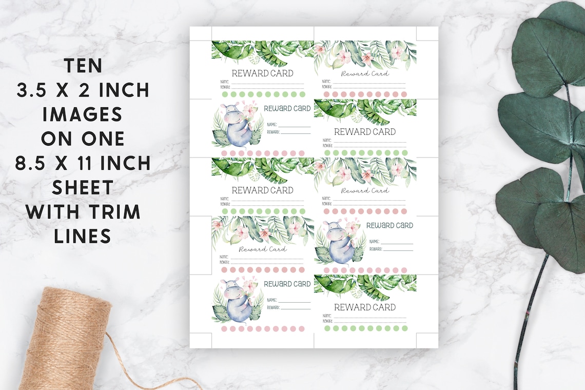 Printable Classroom Reward Punch Cards, Set of 3 Positive Class Reward ...