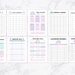 Printable Teacher Planner Pastel Rainbow Teacher Binder Big - Etsy
