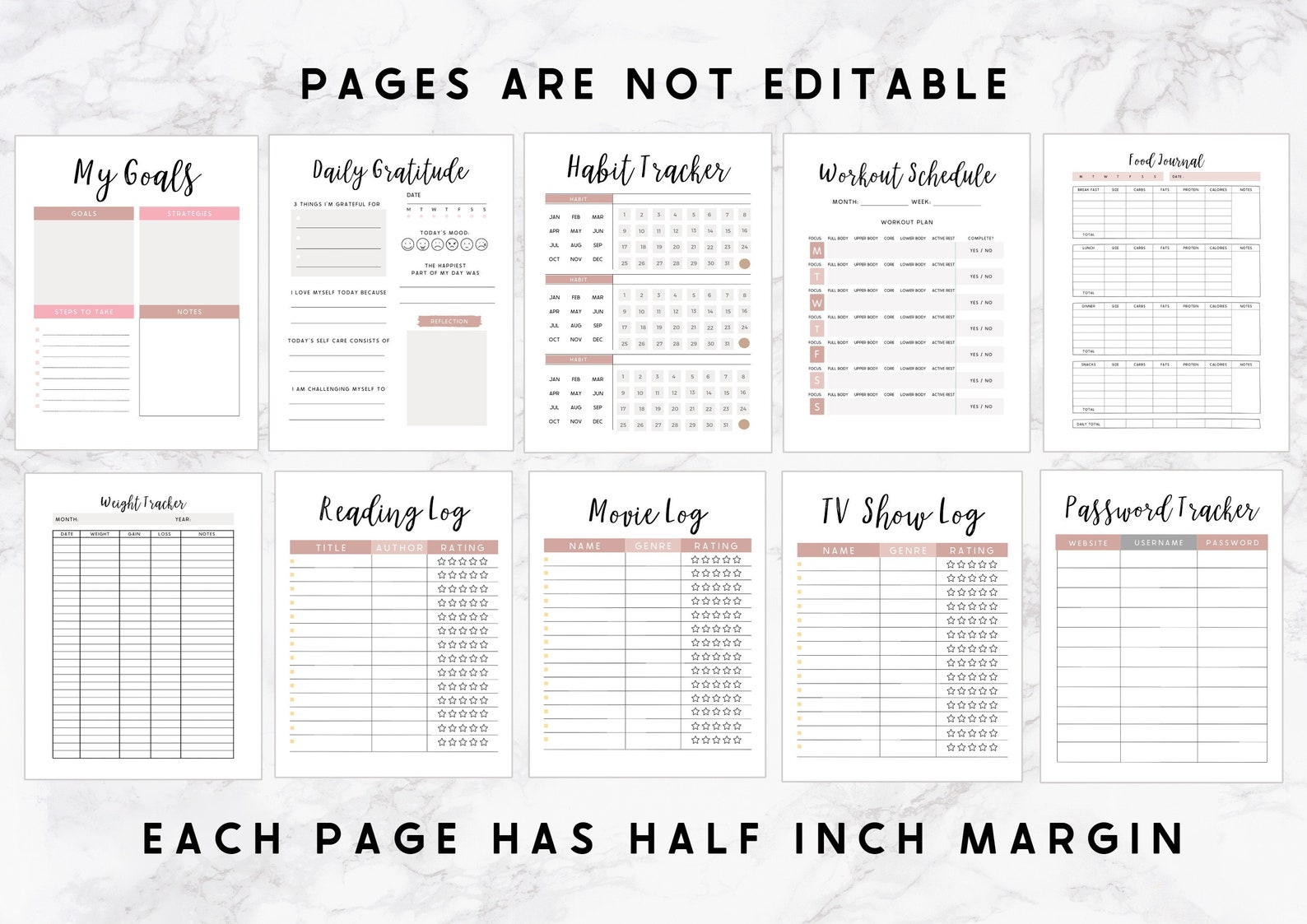 Printable Household Planner Ultimate Family Planner Busy Mom - Etsy