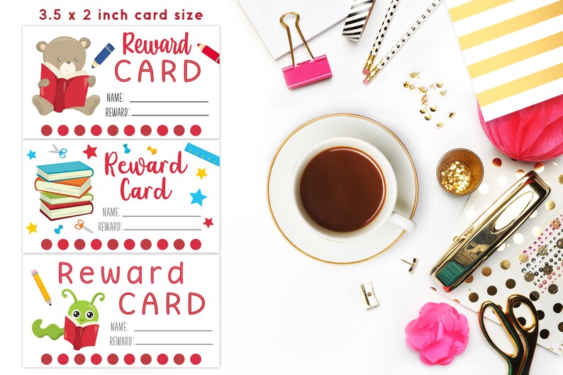 Printable Classroom Reward Punch Cards Set of 3 Incentive | Etsy