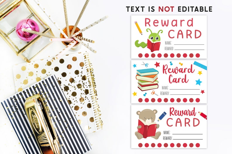 Printable Classroom Reward Punch Cards Set of 3 Incentive - Etsy