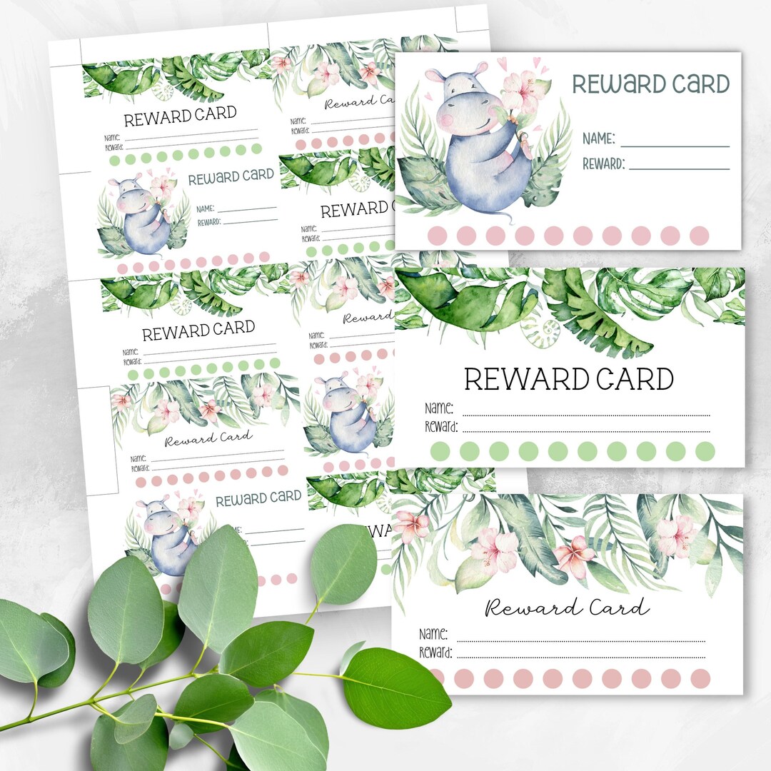 Printable Classroom Reward Punch Cards, Set of 3 Positive Class Reward ...