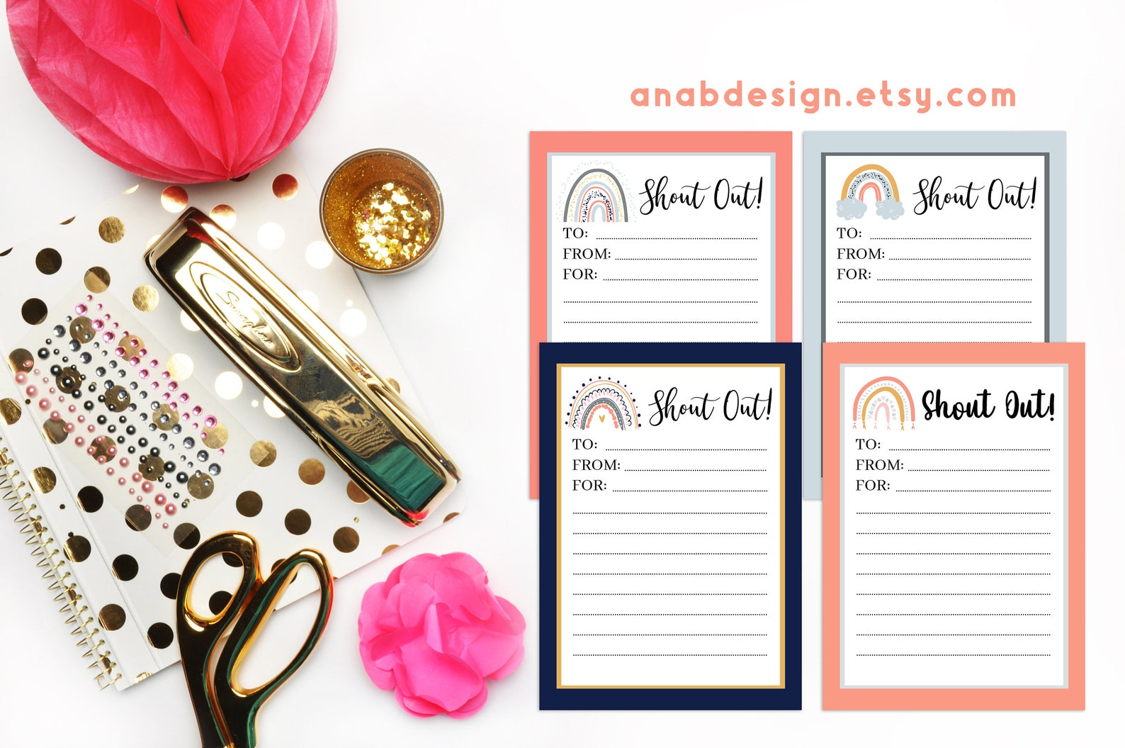 Printable Notes From Teacher Cards Rainbow Reward Cards - Etsy