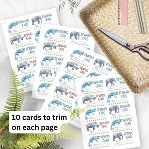 Printable Animal Classroom Reward Punch Cards, Set of 3 Positive Class ...