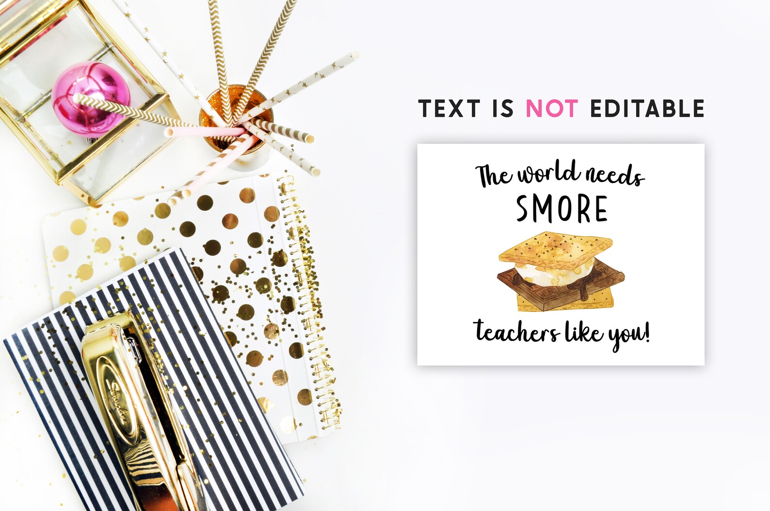 Printable Teacher Appreciation Card Smore Teachers Like You | Etsy