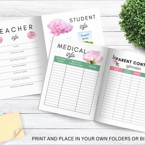 Customizable Teacher Planner & Homeschool Organizer: Printable ...