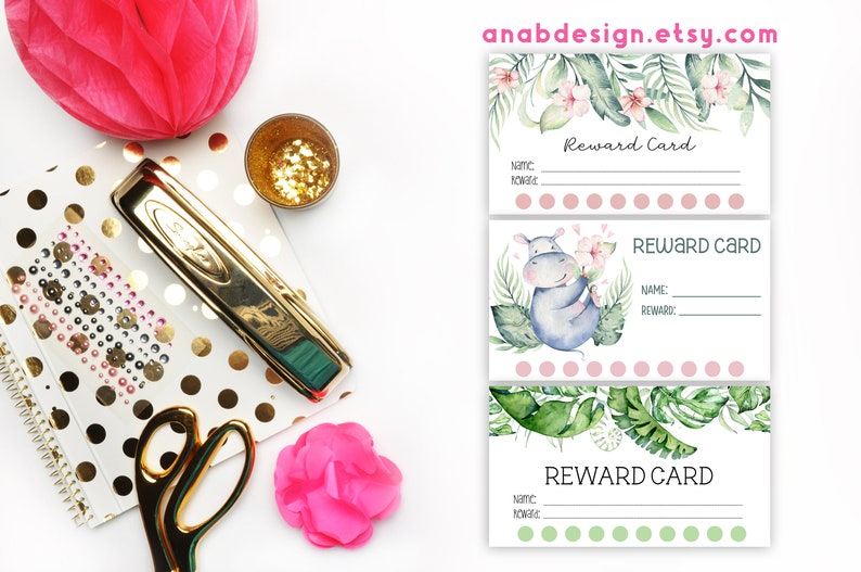Printable Classroom Reward Punch Cards, Set of 3 Positive Class Reward ...