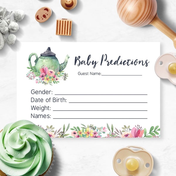 Gender Reveal Tea Party Etsy