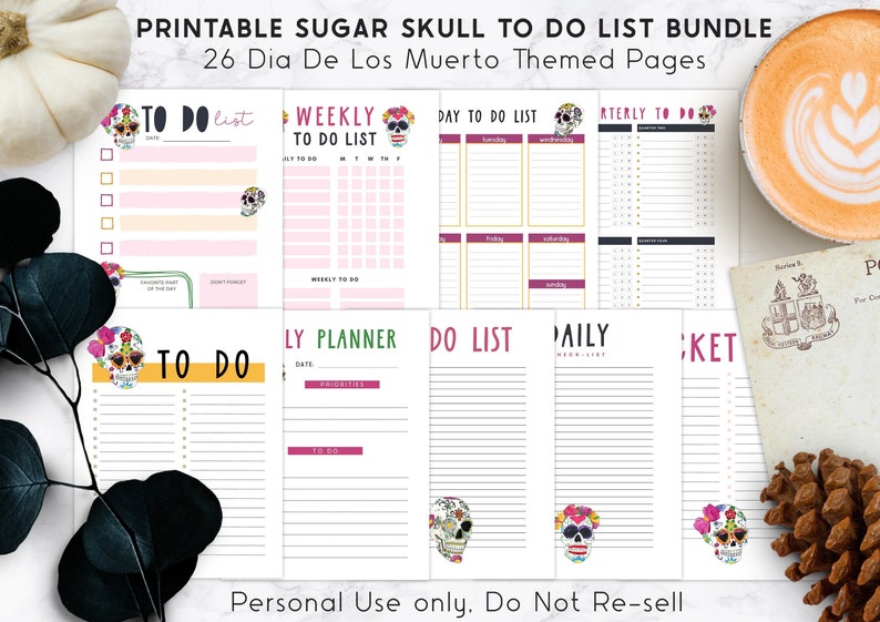Printable to Do List Pages Weekly to Do List Daily Planner - Etsy