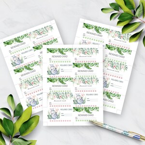 Printable Classroom Reward Punch Cards, Set of 3 Positive Class Reward ...