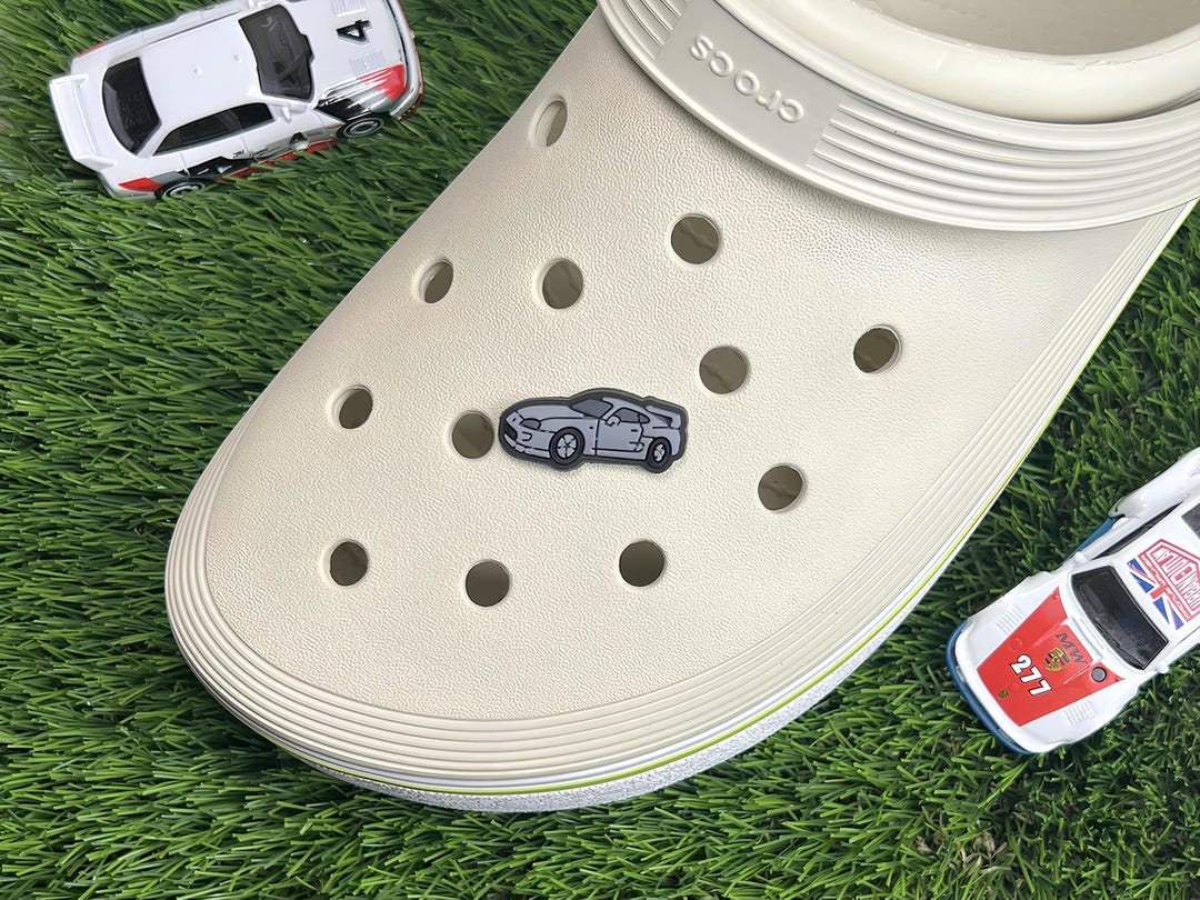 Grey Supra JDM Car Clog Charm Racing Charm Car Shoe Charms for Clogs ...