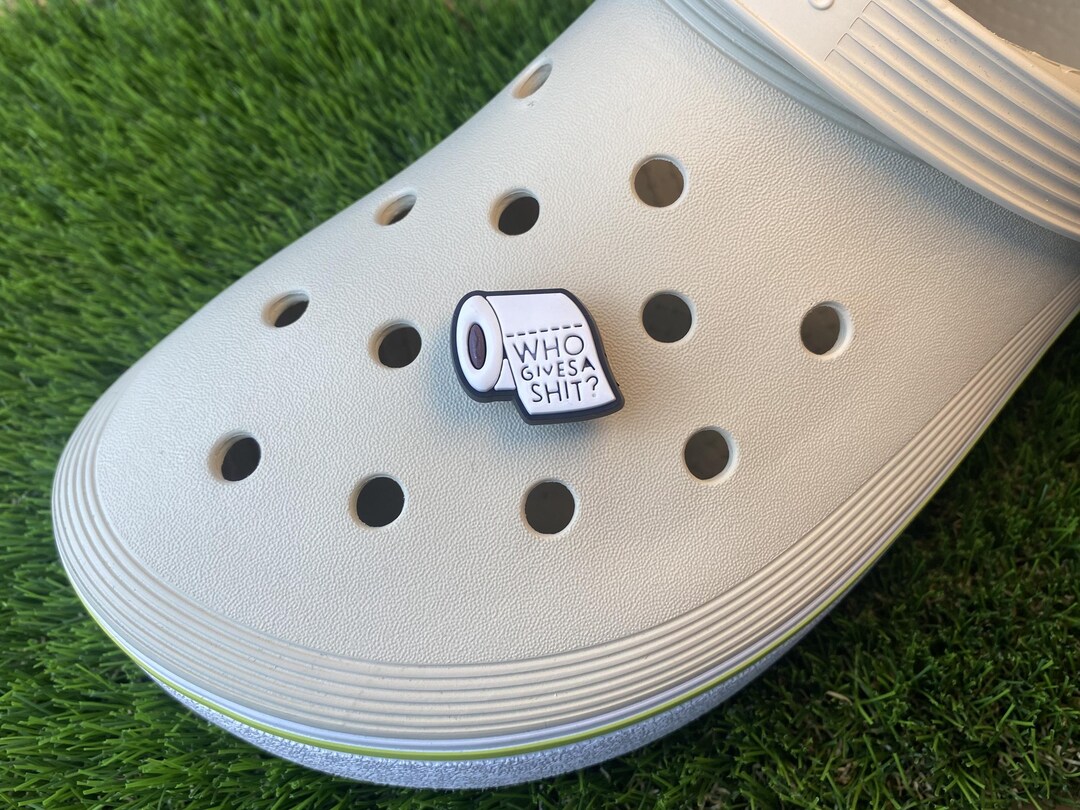 Toilet Paper Clog Charm Funny Bathroom Shoe Accessory Charm Plug Gift ...