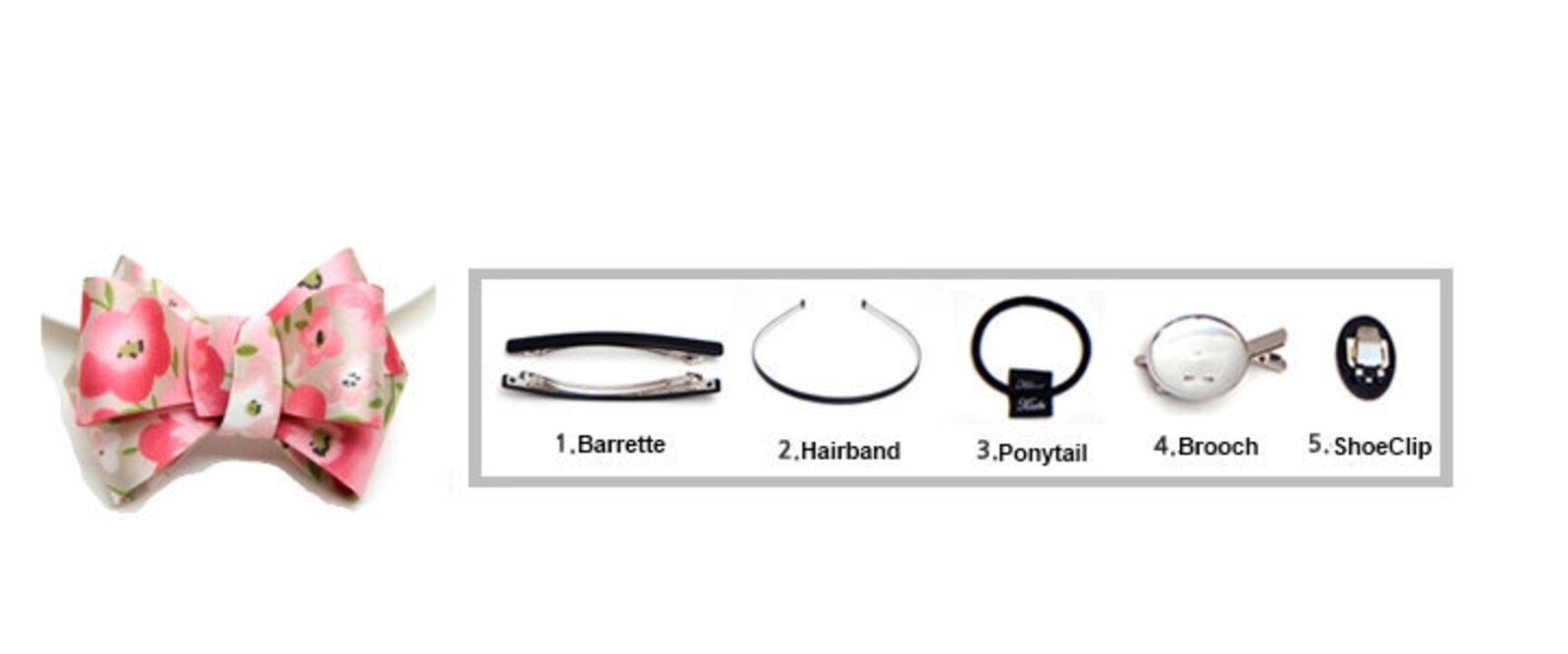 2 PCS Cherry Blossom Fabric Ribbon Motive Pick Your Color : - Etsy