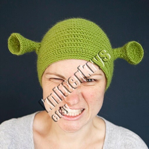 PDF Pattern Only Crochet Shrek Hat Pattern Baby Child & | Etsy