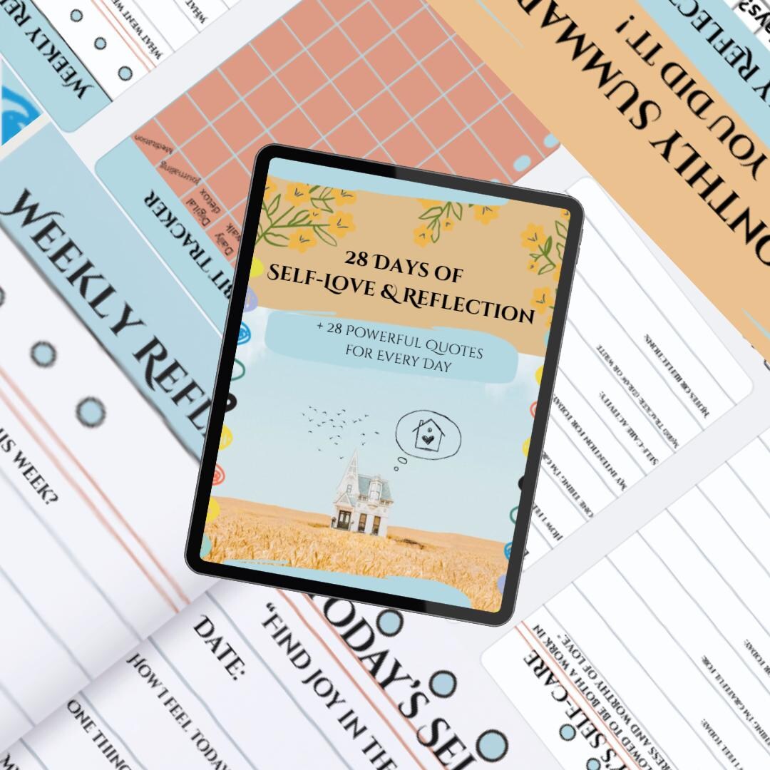 28-day Self-love Digital Planner | Daily Reflection Journal | Goodnotes ...