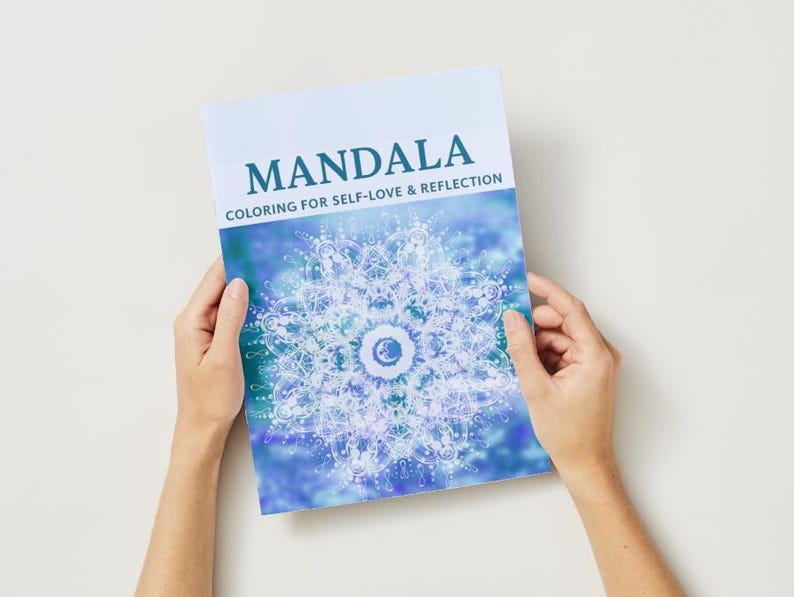 Mandala Coloring Pages PDF for Self-care & Reflection | Guided Self ...