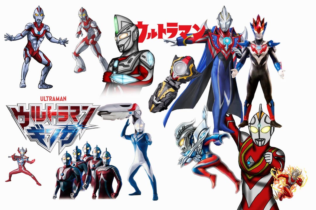 200+ Ultraman PNG Character Pack, T-shirt Designs, MEGA Png Bundle ...