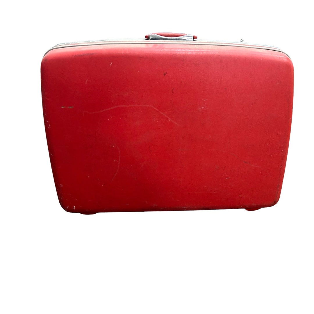Red Samsonite Luggage Set of 3 - Etsy