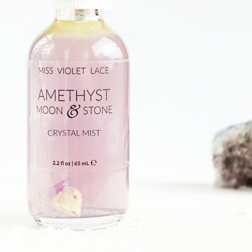 Amethyst & Moonstone Crystal Mist Facial Mist Body Mist - Etsy