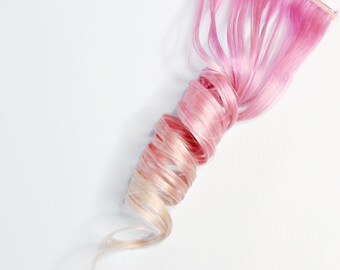 Pink Hair Extension - Etsy