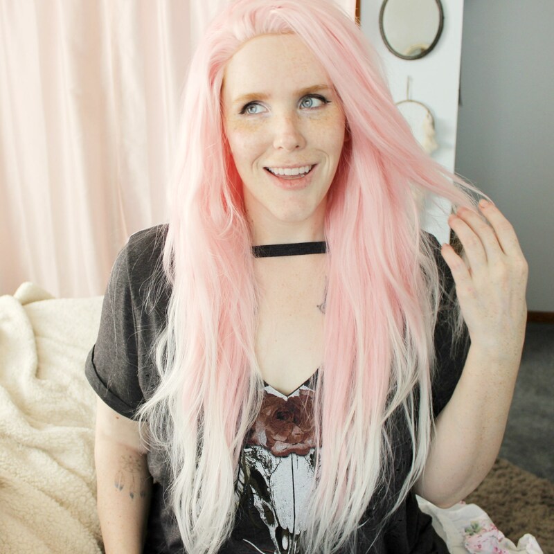 Cotton Candy Wig - Etsy