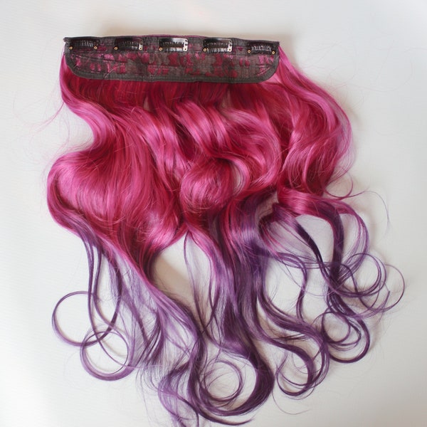Purple Hair Extensions - Etsy