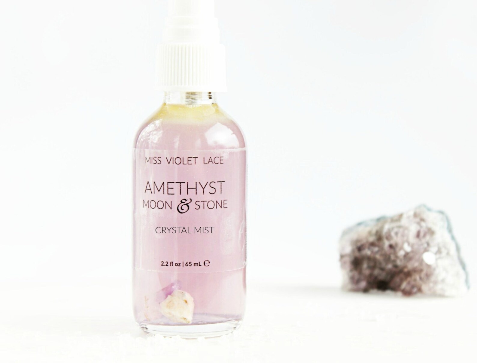 Amethyst & Moonstone Crystal Mist Facial Mist Body Mist - Etsy