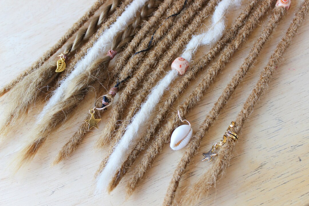 Strawberry Blonde Dreadlocks, Ginger Red SE Single Ended Loop or Clip ...