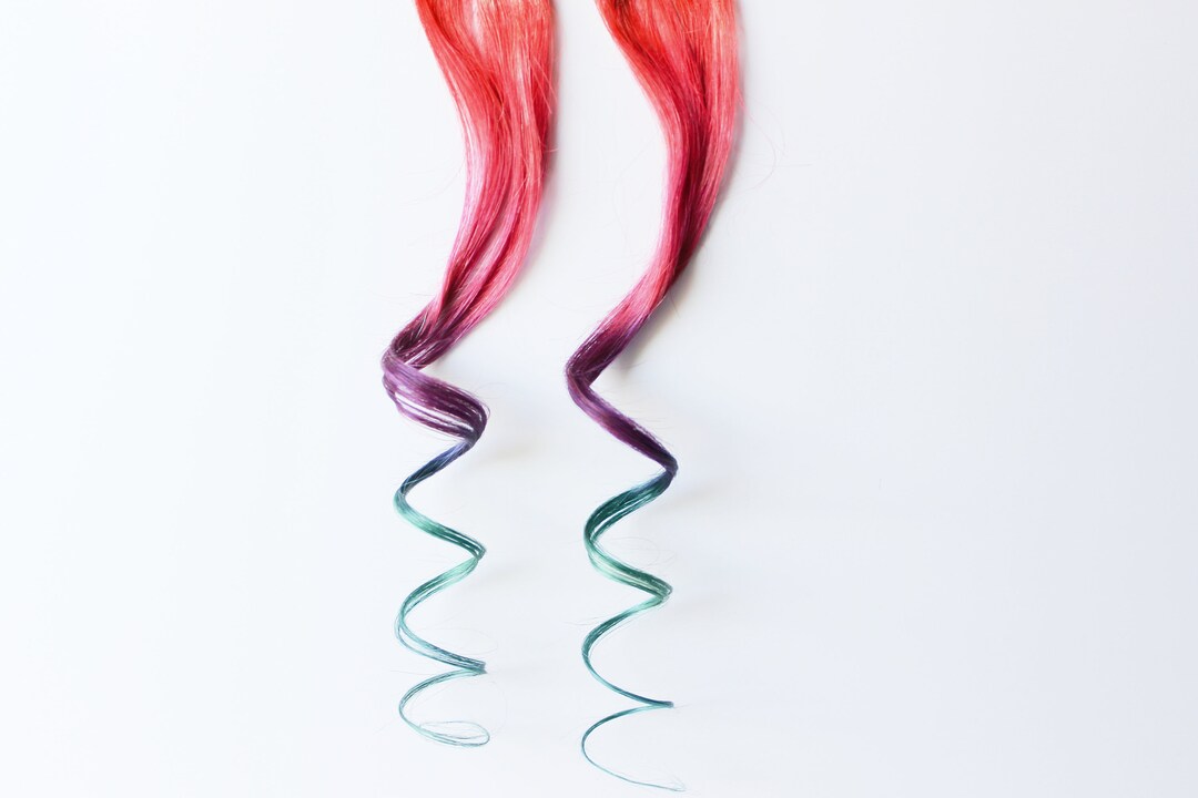 Colorful Hair Extension, Human Hair Extension, Boho Hair Accessories ...