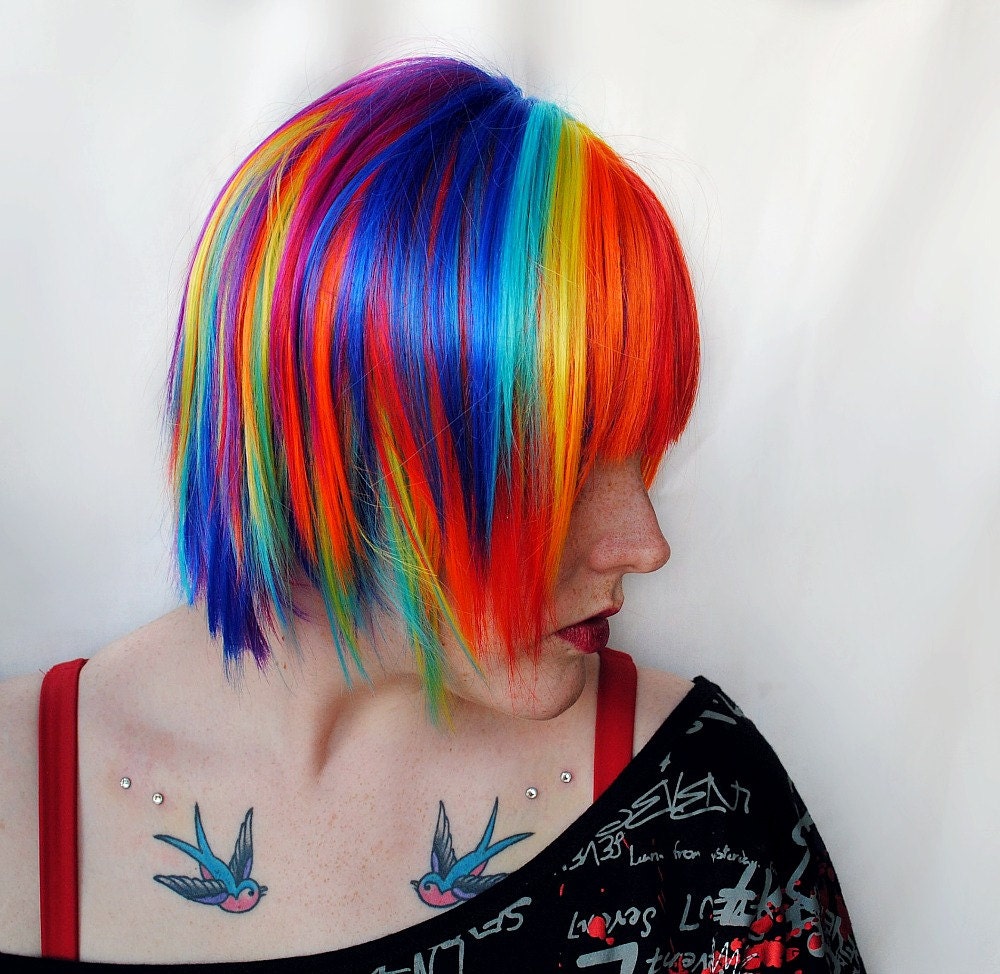 Short Red Scene Hair