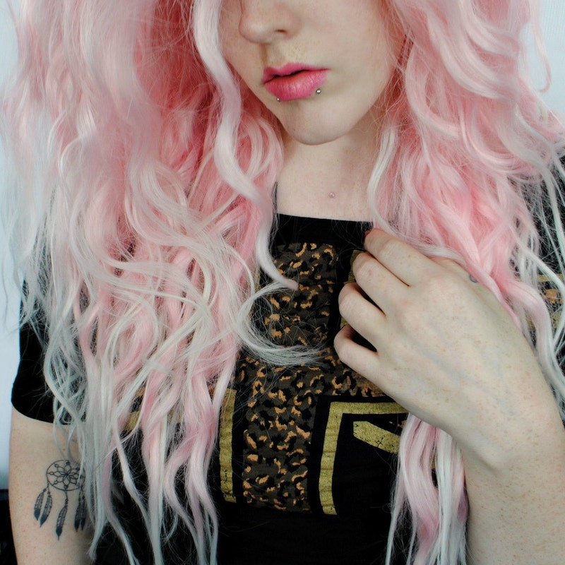 Cotton Candy Wig - Etsy