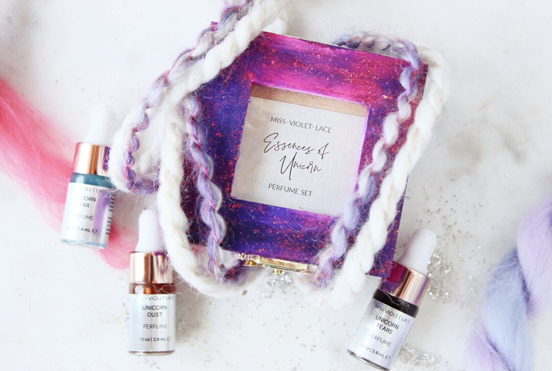 Unicorn Perfumes Boxed Perfume Set 100% Natural Vegan Cruelty Free - Etsy